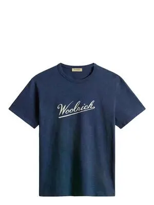 Woolrich Mouline Jersey T-shirt - Blue