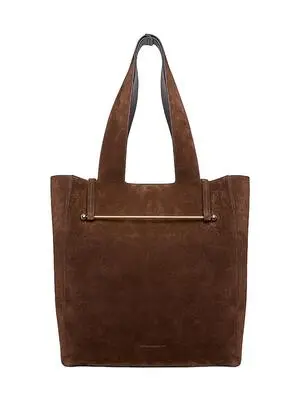 Strathberry Melody Tote - Chocolate/light Gold