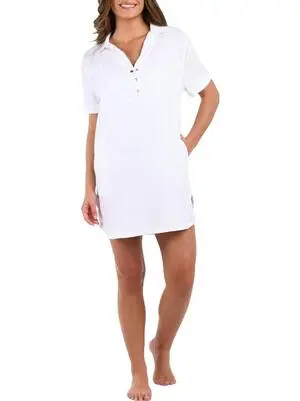 La Blanca Delphine Cover-up Shift - White