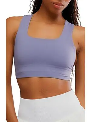 Free People Win Win Racerback Bra - Graphite