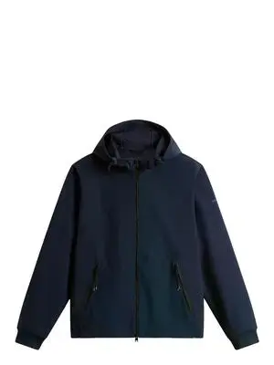 Woolrich Woolrich Logo-Embossed Jacket Blue