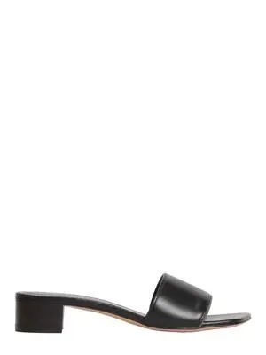 Fabiana Filippi Leather Sandals - Black
