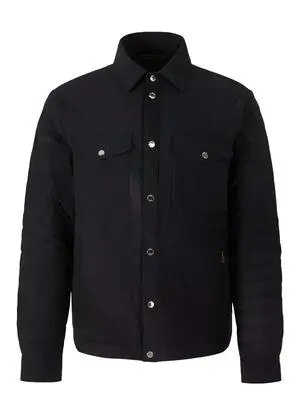 MOORER Classic Collar Jacket - Black