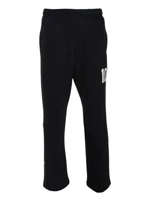 BARROW BARROW Number-Print Track Pants Black