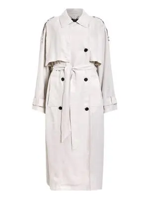 ALLSAINTS Linnie Trench Coat White