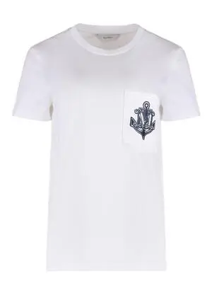 Max Mara Max Mara Acacia Cotton T-Shirt White