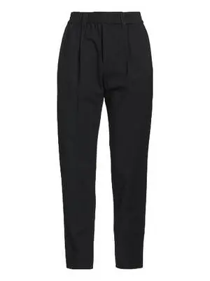 Brunello Cucinelli Tapered Virgin Wool Blend Pants - Black