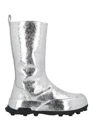 JIL SANDER Leather Boot - Silver