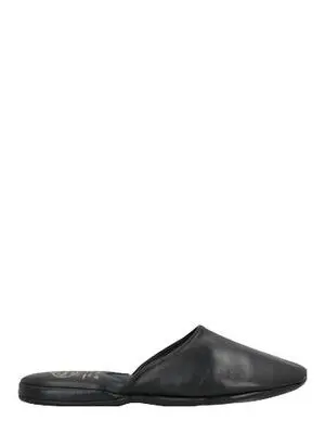 Church's Leather House Slippers - Black