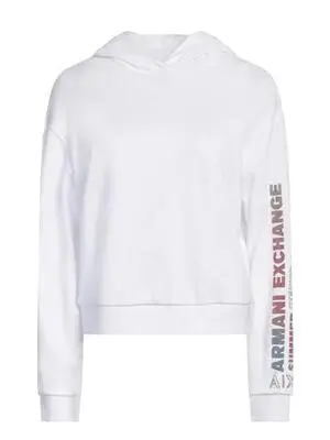 Armani Exchange Cotton Blend Sweatshirt - White