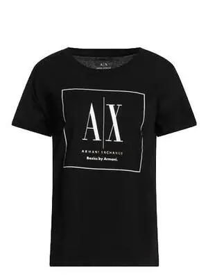 Armani Exchange Logo-print Cotton T-shirt - Black