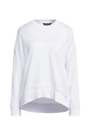 Armani Exchange Cotton-blend Fleece Sweatshirt - White