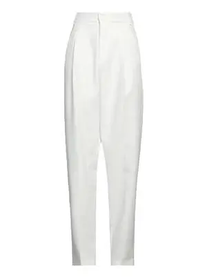 HINNOMINATE Tapered Crepe Pants White