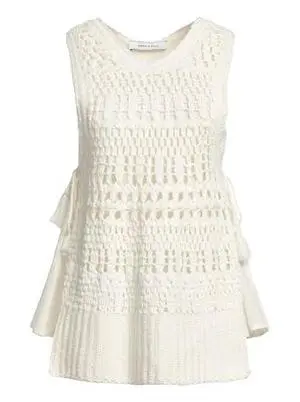 EMMA & GAIA Knitted Top - White