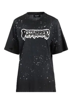 Dsquared2 Logo-print Cotton T-shirt - Black