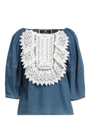 Elisabetta Franchi Denim Shirt - Blue