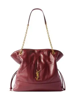 Saint Laurent Jamie Shopping Bag - Burgundy