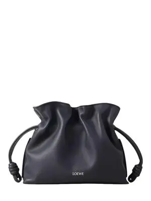 Loewe LOEWE Flamenco Mini Leather Clutch Navy