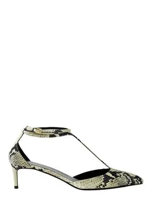 Khaite KHAITE Mia Snake-Effect Leather Pumps Animal Print
