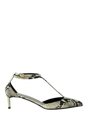 Khaite KHAITE Mia Snake-Effect Leather Pumps Snake Print