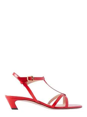 Bally Sabine Leather Sandals - Red