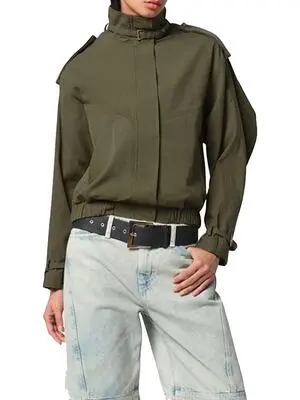 Apparis Thea Water-repellent Rain Jacket - Desert Green