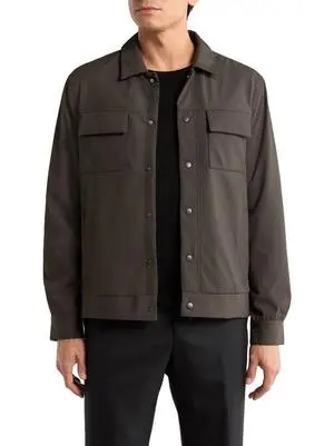 Robert Barakett Fremantle Technical Knit Jacket - Dark Olive