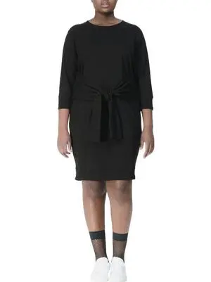 Universal Standard Misa Tie Front Dress - Black