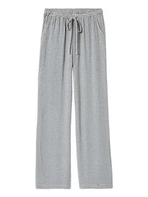 Brixton Hudson Lounge Pants - Azure Blue Gingham