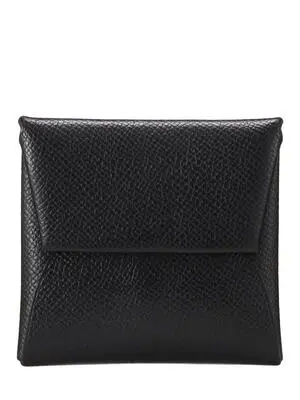 Hermès Epsom Bastia Coin Holder - Black