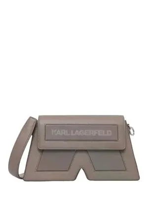 Karl Lagerfeld Ikon K Shoulder Bag - Neutrals