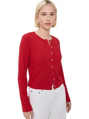 LE BOP ELOISE CARDIGAN Crimson