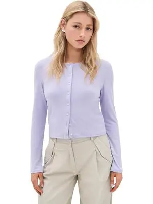 LE BOP ELOISE CARDIGAN Lavender