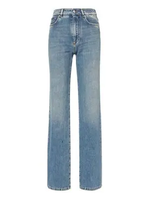 Dolce & Gabbana High-rise Wide-leg Jeans - Blue
