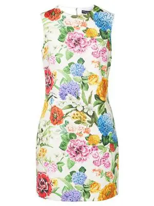 Dolce & Gabbana Floral Cotton Minidress - Multicoloured