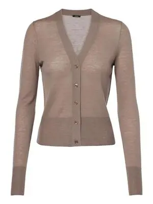 JOSEPH Cashair Cashmere Cardigan - Beige