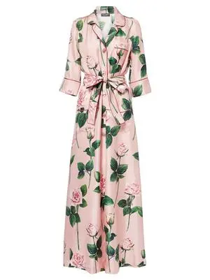 Dolce & Gabbana Floral Silk Maxi Dress - Multicoloured