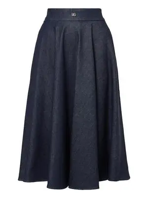 Dolce & Gabbana Midi Skirt - Blue