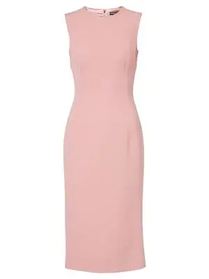 Dolce & Gabbana Virgin Wool Midi Dress - Pink