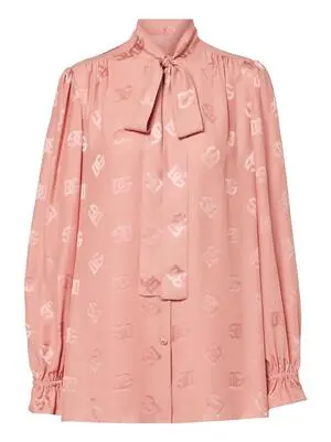 DOLCE & GABBANA Dolce&Gabbana DG Silk Satin Blouse