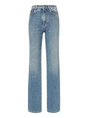 Dolce & Gabbana High-rise Wide-leg Jeans - Blue