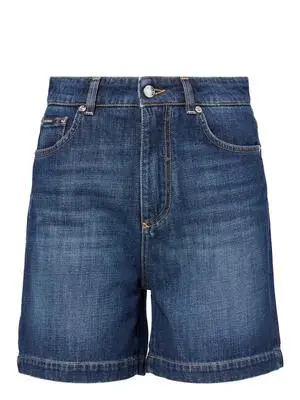 Dolce & Gabbana High-rise Denim Shorts - Blue