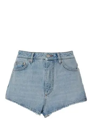 Dolce & Gabbana High-rise Denim Shorts - Blue