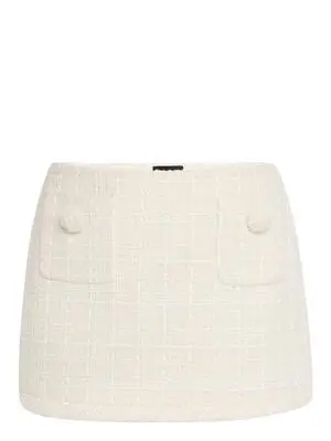 Marc Jacobs Tweed Mini Skirt - Ivory