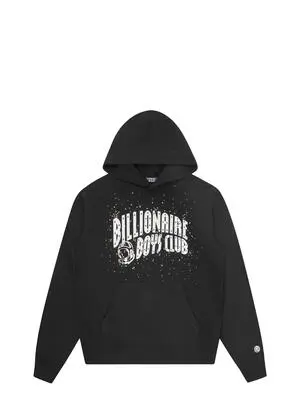 BILLIONAIRE BOYS CLUB Classic Curve Logo Hoodie - Black