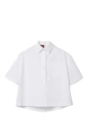 Gucci Embossed Cotton Poplin Shirt - White