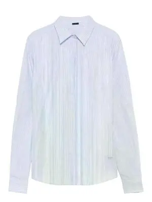 FAY Striped Shirt - Blue