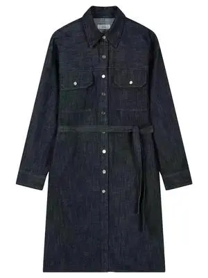 STUDIO TOMBOY Denim Shirt Dress - Blue