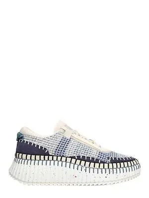 Chloé Nama Mixed-material Trainers - Blue Other