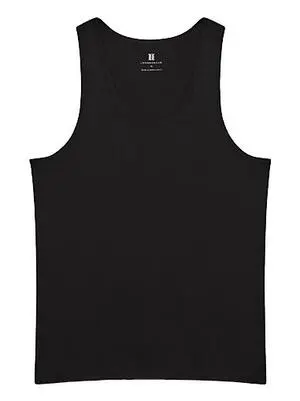 REISS Vinnie Stretch-cotton Vest - Black